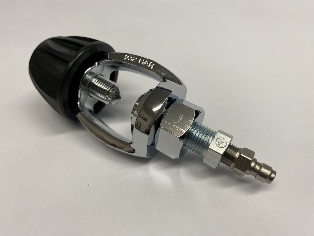 SCUBA Yoke to Foster Male Quick Disconnect Adapter - TopGun-Airguns