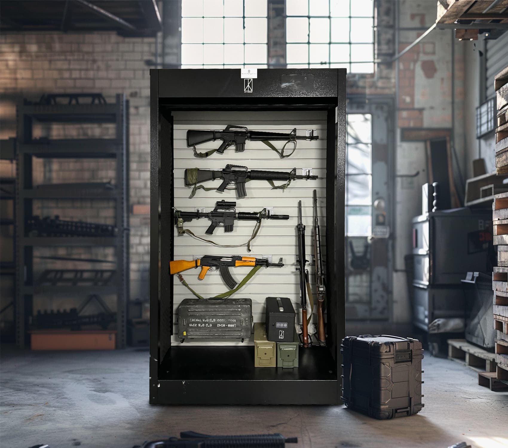 Smart Gun Safe with Fingerprint and Bluetooth Lock for Secure Storage ...