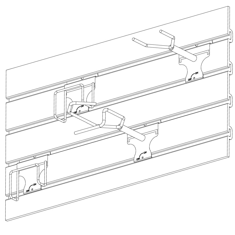 Modular Tactical Gun Wall Mount Display by Hold Up Displays - TopGun ...