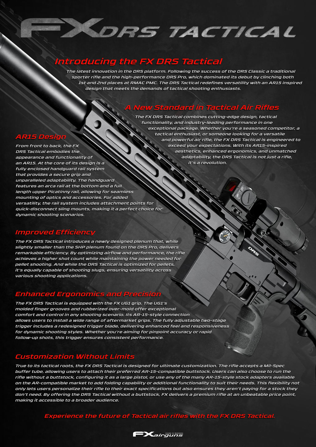 FX DRS Tactical - TopGun-Airguns