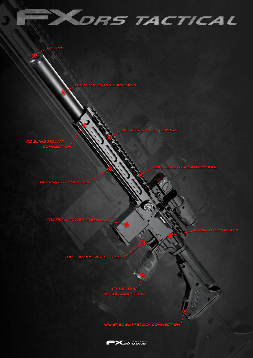 FX DRS Tactical - TopGun-Airguns