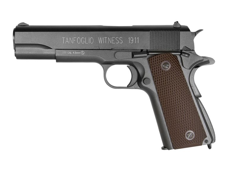 Tanfoglio Witness 1911 CO2 BB Pistol, Brown Grips | TopGun-Airguns ...