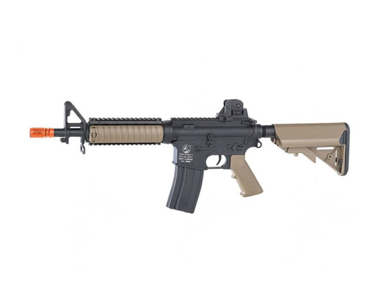 Colt M4 CQB-R Airsoft AEG, Tan | TopGun-Airguns — Premium Air Rifles & Gear