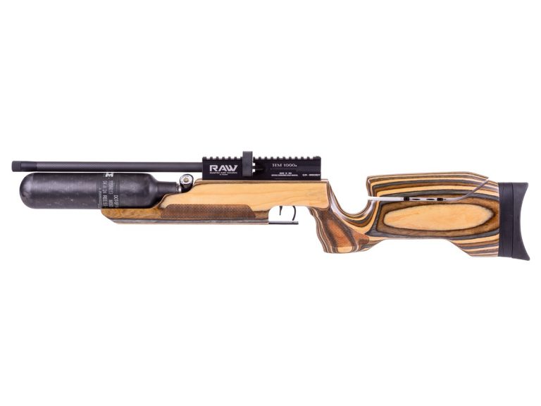 RAW HM1000x Mini LRT Air Rifle, Tan Laminate | TopGun-Airguns — Premium ...