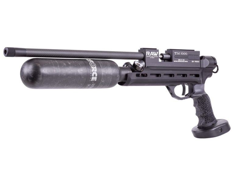RAW Rapid Air Worx TM1000 Chassis PCP Pistol, Carbon Fiber Bottle ...